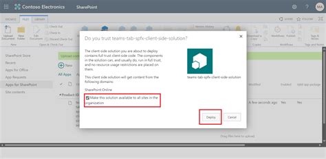 Microsoft Teams Tab Using Sharepoint Framework Code Samples Microsoft Learn