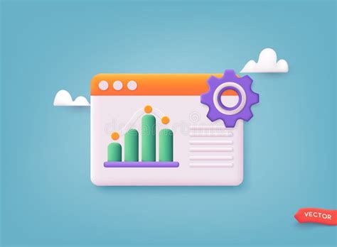 Graphweb Development Concept Website Coding Web Page 3d Web Vector Illustrations Stock Vector