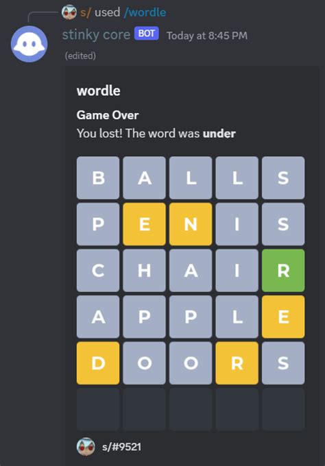 Github Sidartez Discord Wordlecommand A Simple Wordle Command