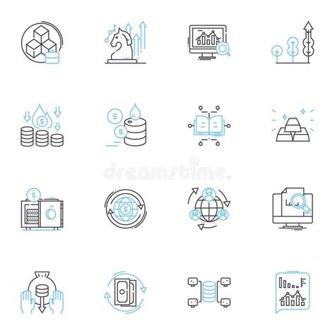 Efficient Control Linear Icons Set Streamlined Agile Optimized Systematic Disciplined