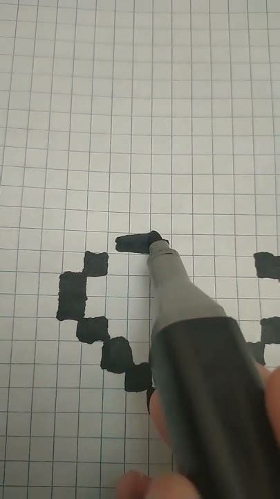 как нарисовать сердце по клеточкам Youtube