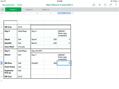 Achieve Your Fitness Goals With The Bodybuilding Excel Spreadsheet