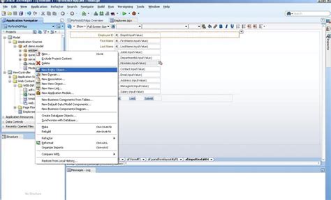 Marie Curee Create List Of Values Lov In Oracle Adf