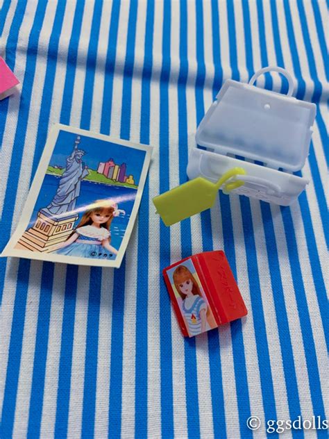 Vtg Glico Lotte Licca Barbie Blythe Doll White Purse Mip Etsy
