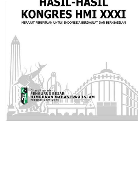 Hasil Hasil Kongres Xxxi Hmi Surabaya Pdf