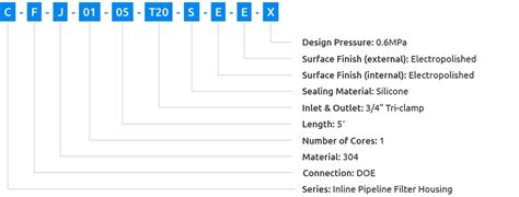 Inline Pipeline Filter Housing Complies With Gmp Requirements