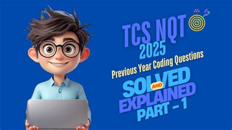 Part 1 Tcs Nqt Previous Year Coding Questions Solved And Explained Offline Drive Preparation