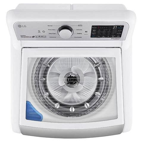 Lg Top Load Washer And Dryer Set Wt7300cw Dlex7250w White At Louise