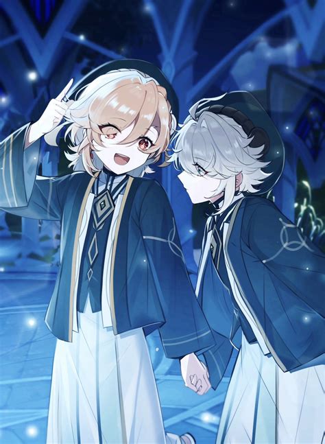 Alhaitham And Kaveh Genshin Impact Drawn By Soni8281 Danbooru