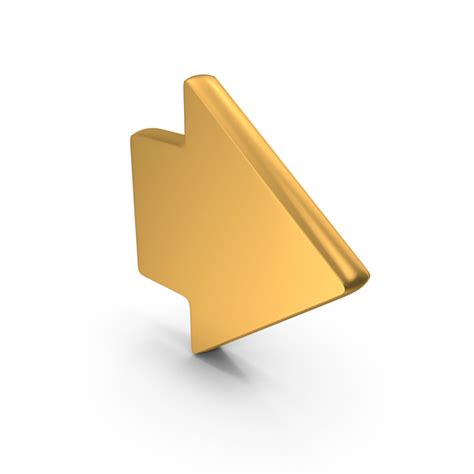 Gold Directional Side Arrow Web Symbol Png Images And Psds For Download