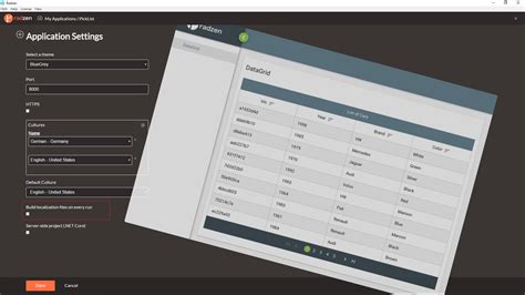 Feature Request Run Option Angular Radzen