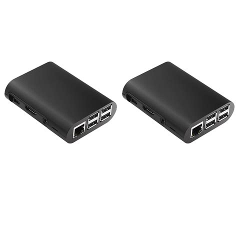 2x Case For Raspberry Pi 3 Model B Pi 2 Model B And Pi B 4 Black