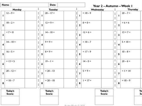 Fluency Fix Year 2 Daily Arithmetic 36 Weeks Of Ks1 Maths Starters