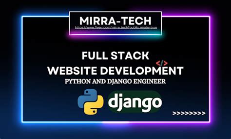 Do Custom Full Stack Website Development Python Developer Html Django