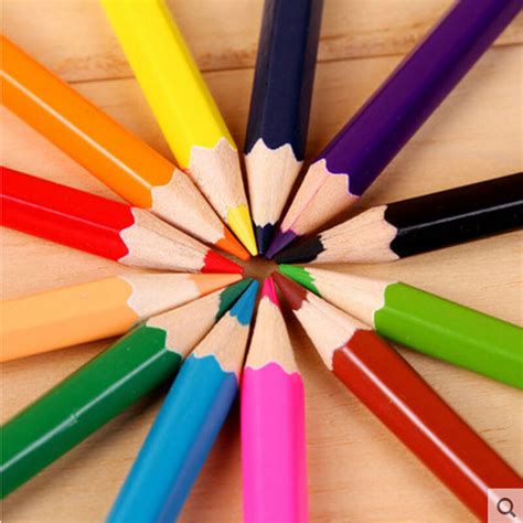 전문 12 18 24 36 48 색 나무 색연필 수용성 수채화 색연필 학교 용품 펜 연필 And 쓰기 공급