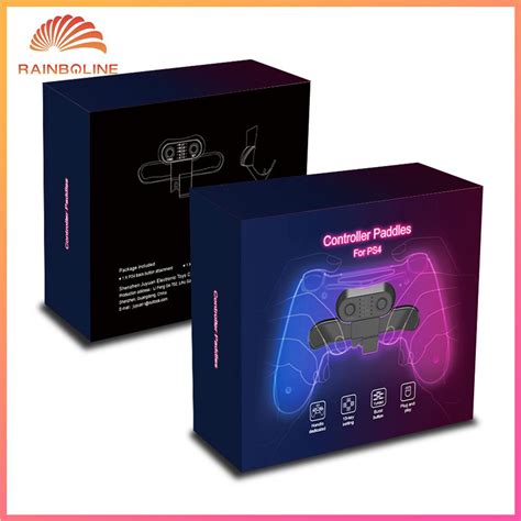 Rain For Ps4 Controller Back Button Attachment Dualshock4 Rear Extension Adapter Gamepad Paddle