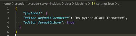 Formatting In Container On Save · Issue 277 · Microsoftvscode Black