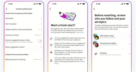 Así puedes reiniciar el algoritmo de Instagram para ver nuevas recomendaciones de contenido