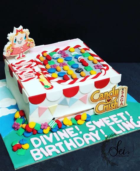 Candy Crush Cupcake Toppers