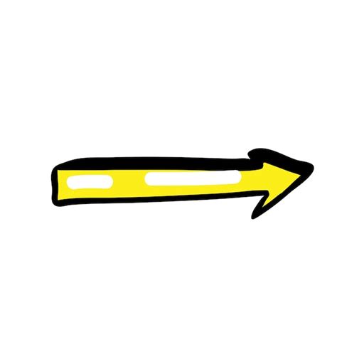Premium Vector Vector Hand Drawn Doodle Arrow