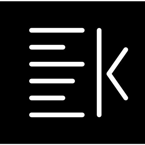 left alignment vector svg icon svg repo
