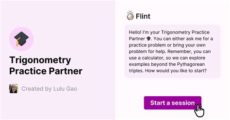 Trigonometry Practice Partner Flint