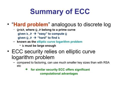 Elliptical Curve Cryptography Ppt