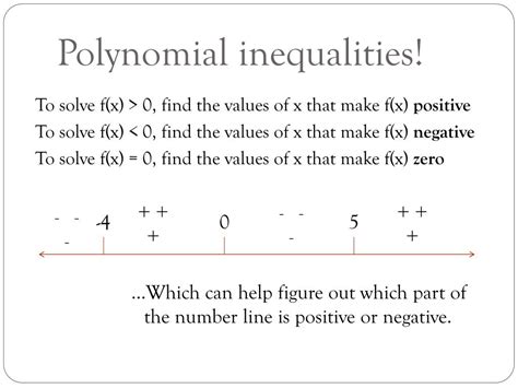 PPT Polynomial Inequalities PowerPoint Presentation Free Download ID