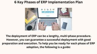 Key Phases Of ERP Implementation Plan Pdf