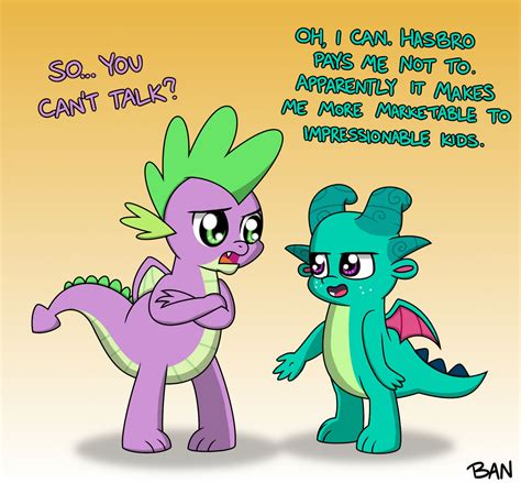 Spike Meets Sparky By Banquo0 On Deviantart