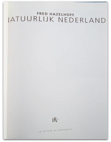 Fred Hazelhoff Natuurlijk Nederland 1991 Arcana Cabana