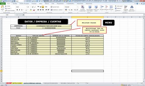 Modelo De Conciliacion Bancaria