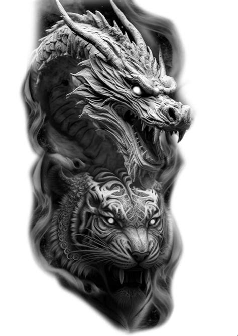 Dragon Tiger Tattoo Design Dragon Tattoo Tiger Tattoo Design Dragon