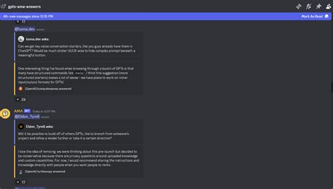 Discord Custom Gpt Ask Me Anything Answers Gpt Builders Openai Developer Forum