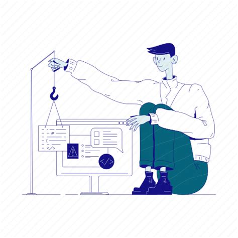 Programmer Development Web Site Code Programming Coding Illustration Download On Iconfinder