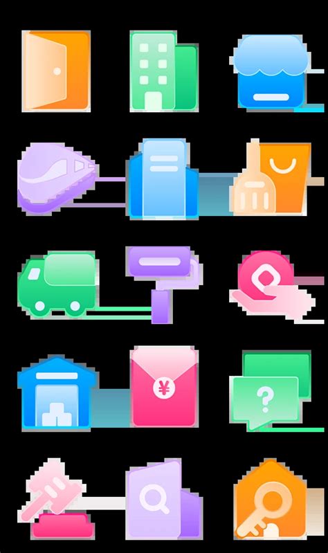 扁平程序应用app图标 花瓣网