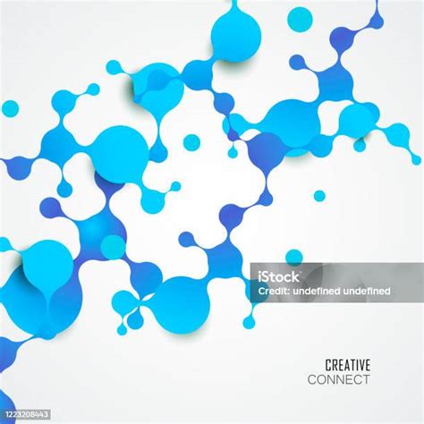 구형 입자를 연결하는 추상 분자 구조 벡터 일러스트레이션 0명에 대한 스톡 벡터 아트 및 기타 이미지 0명 개념 과학 Istock