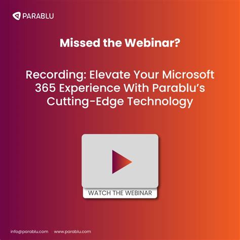 Parablu Inc On Linkedin Dataprotection Webinarrecording Databackup Microsoftazure