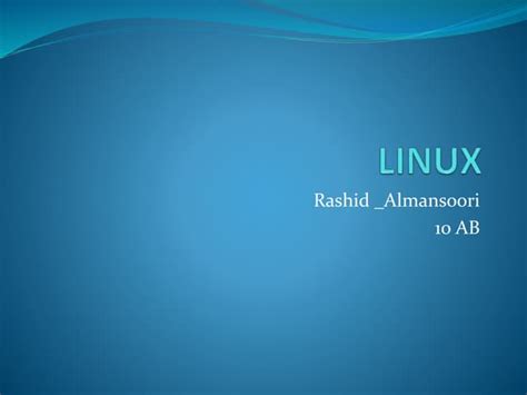 Linux Commands And Info Pptx Operating Systems Computer Software