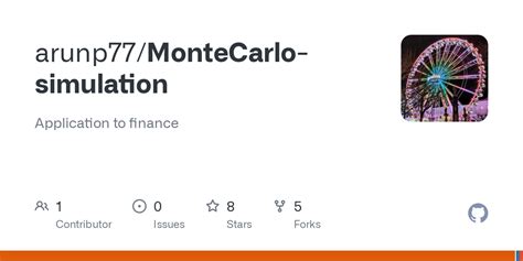 Github Arunp77montecarlo Simulation Application To Finance