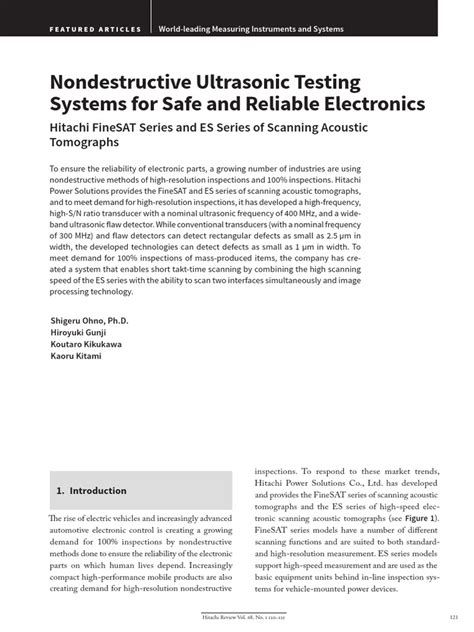Nondestructive Ultrasonic Testing Pdf Ultrasound Nondestructive Testing