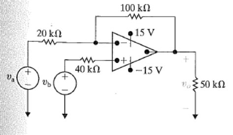 Solved The Ideal Opamp Is Given In The Circuit Calculate V Chegg Com