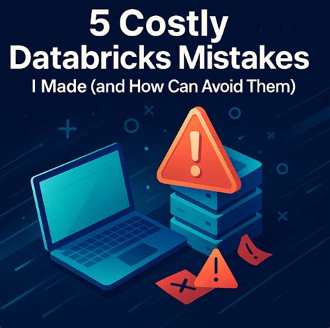 5 Costly Databricks Mistakes I Made And How You Can Avoid Them By Saurav Singh Aug 2025