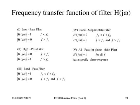 PPT Lecture 4 Active Filter Part I PowerPoint Presentation Free Download ID 331677