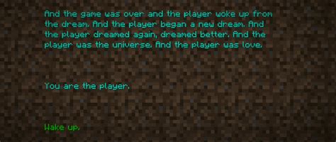 This Part Of The Minecraft Poem Rly Reminds Me Orv Esp Kdj R