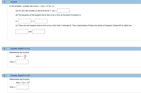 solved in this problem consider the curve y f x x 2 8x