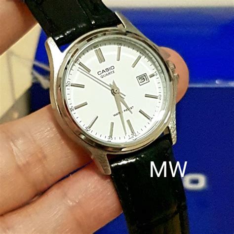 Casio Mtp Ltp 1183e 7a Date Analog Quartz Leather Dress Couple Lover Pair Watch Luxury Watches