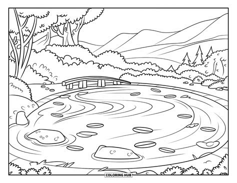 80 Desenhos De Lagoa Para Colorir Para Crianças E Adultos Grátis