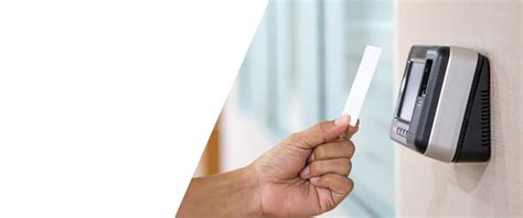 Premium Photo Proximity Card Reader Door Unlock Hand Security Man Using Id Card On Fingerprint