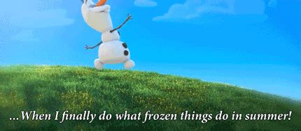 Frozen Olaf  Happy Snowman